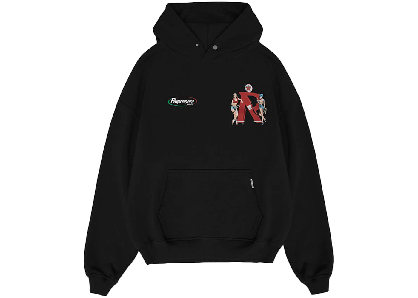 Represent Represent Premium Hoodie Off Black – Side Kicks