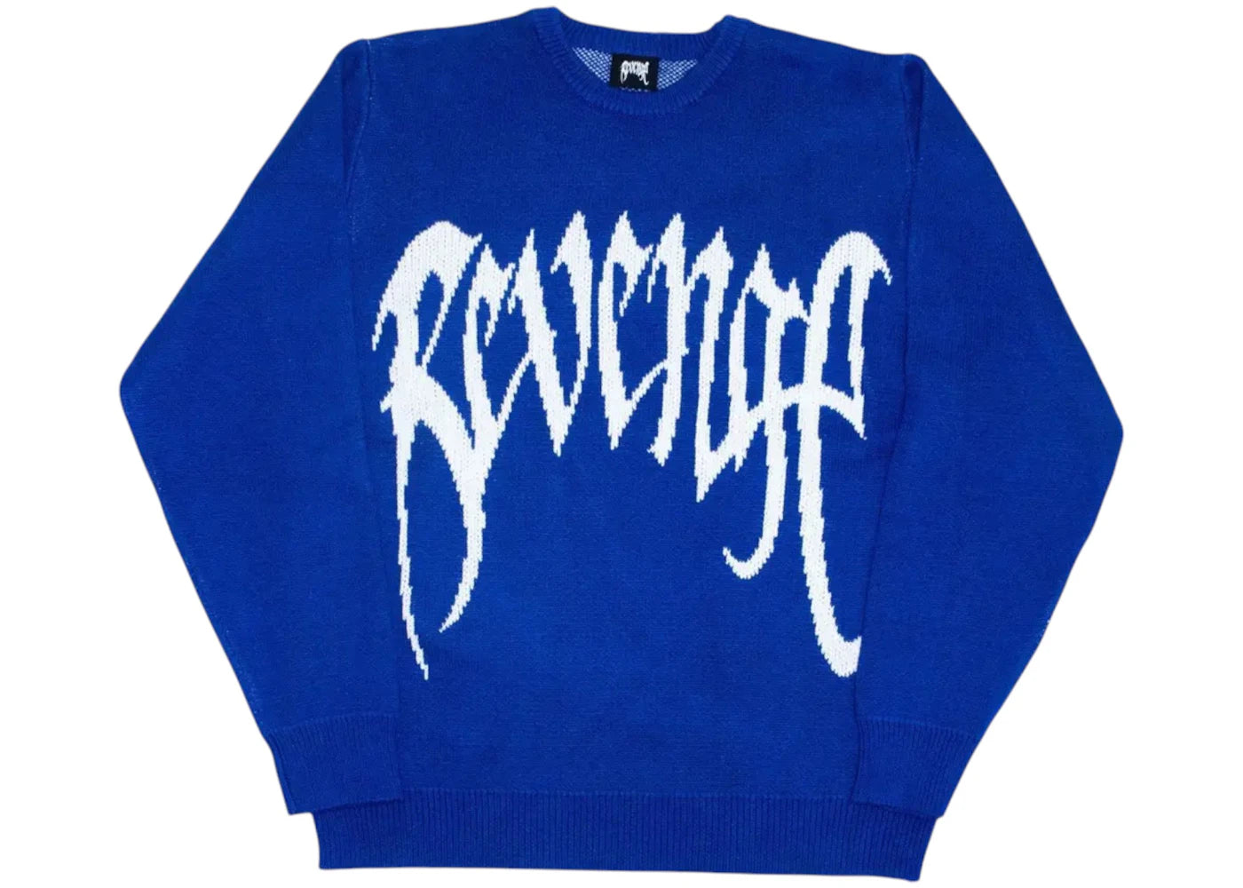 Revenge Knit Arc Logo Sweater Blue – Side Kicks