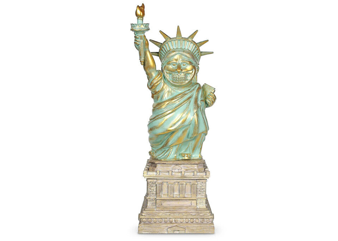 Ron English Liberty Grin Figure Patina – Side Kicks