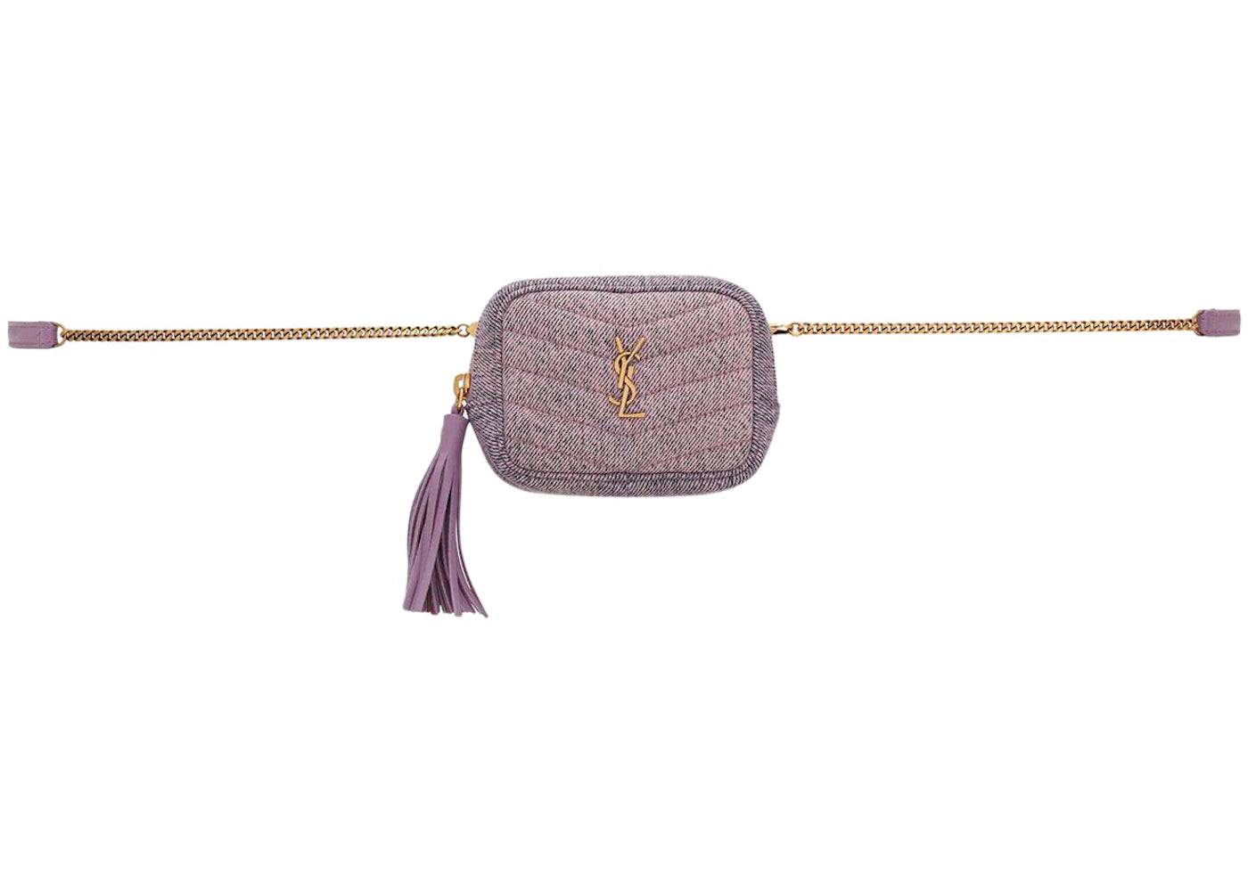 Saint Laurent Baby Lou Belt Bag Washed Purple – Side Kicks