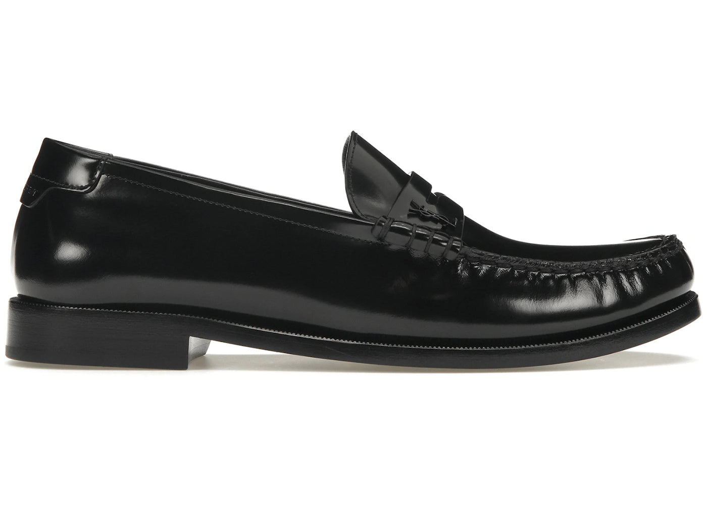 Saint Laurent Le Loafer Penny Slippers Black Leather – Side Kicks