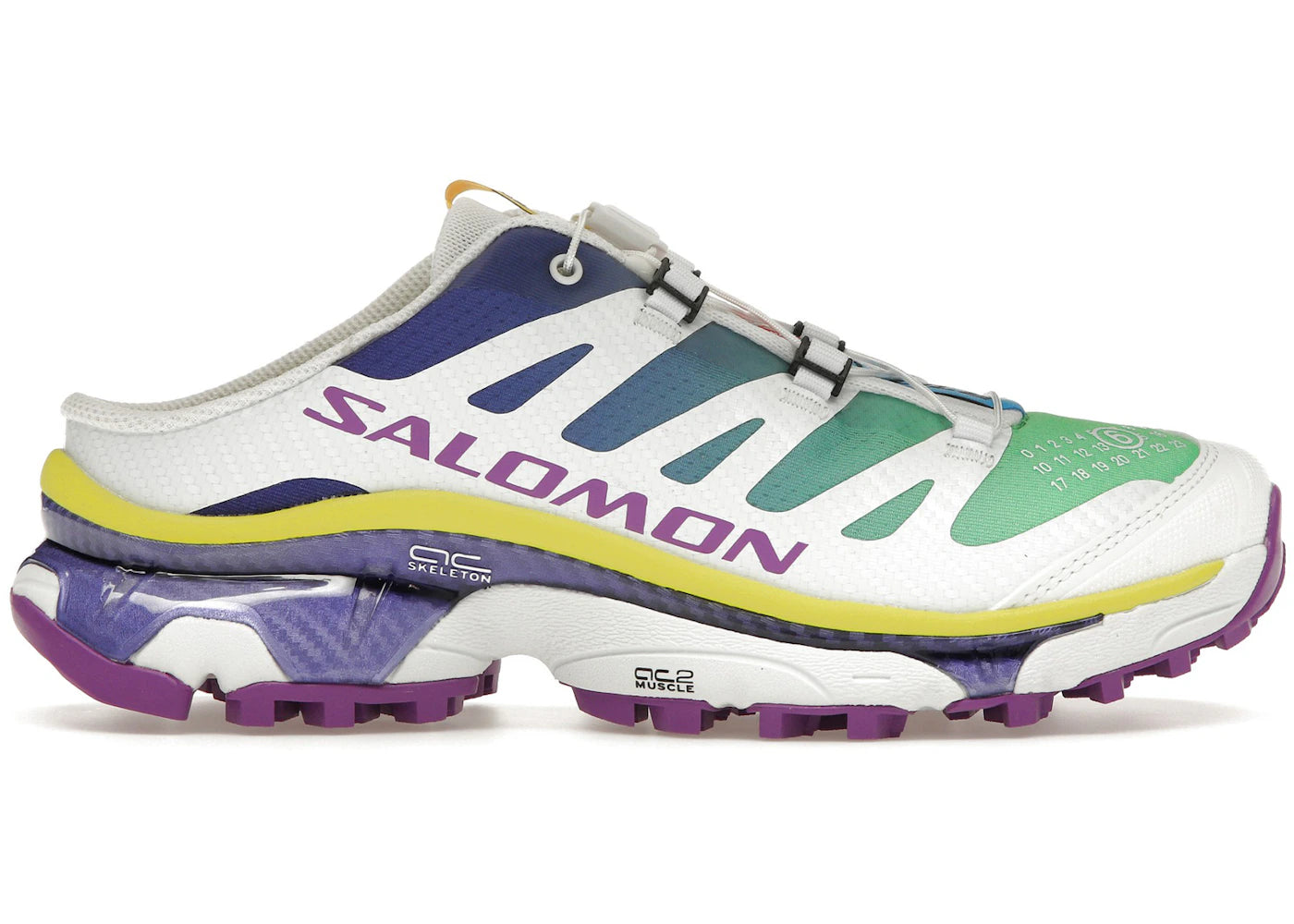 Salomon XT-4 Mule MM6 Maison Margiela Ivory Purple Multi – Side Kicks