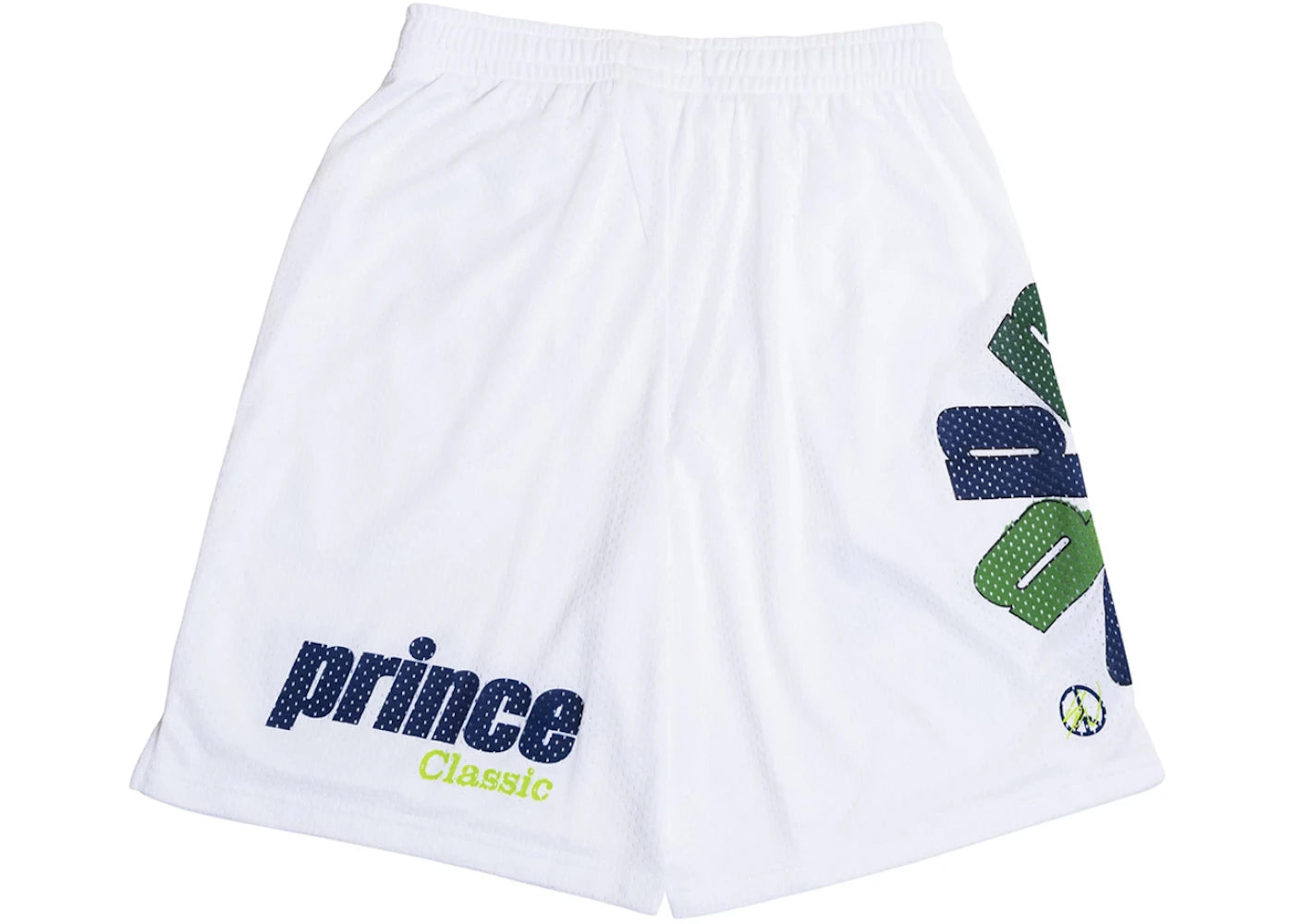 Sean Wotherspoon x Prince Classic Mesh Shorts White – Side Kicks