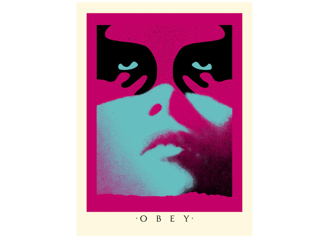 Shepard Fairey Shadowplay Print Blue (Signed, Edition of 350) – Side Kicks