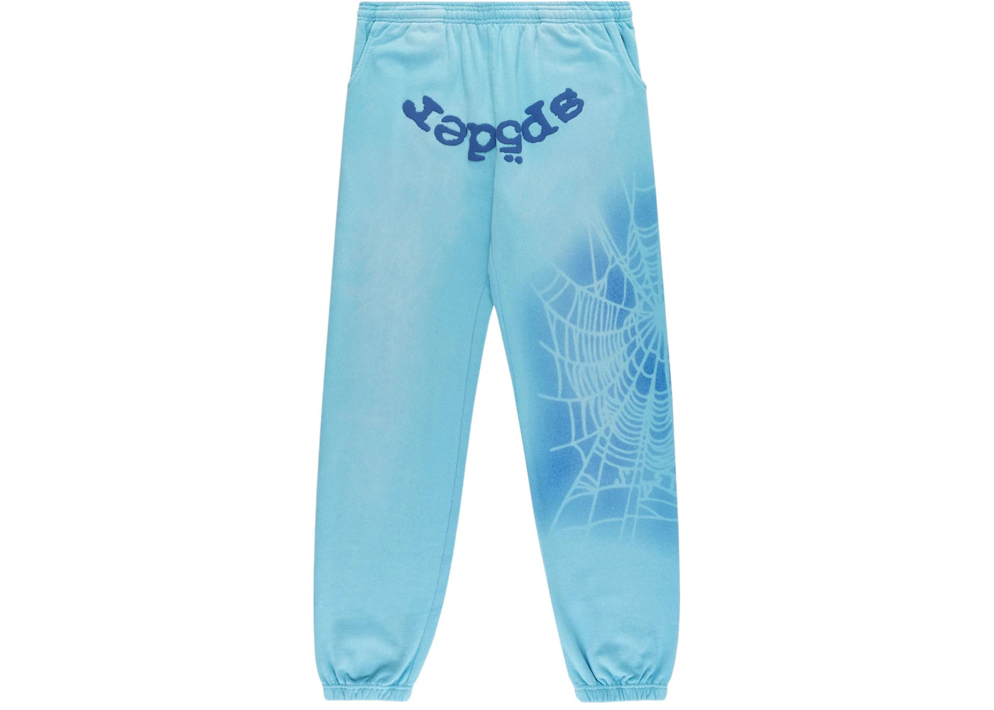 Sp5der OG Web V2 Spray Sweatpant Light Blue – Side Kicks