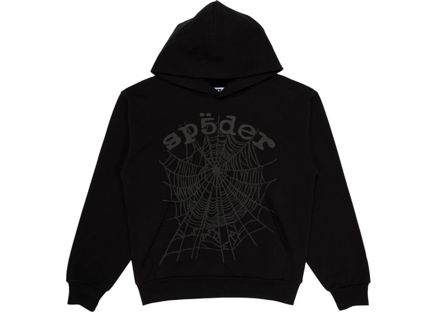 Sp5der Phantom Web Hoodie Black – Side Kicks