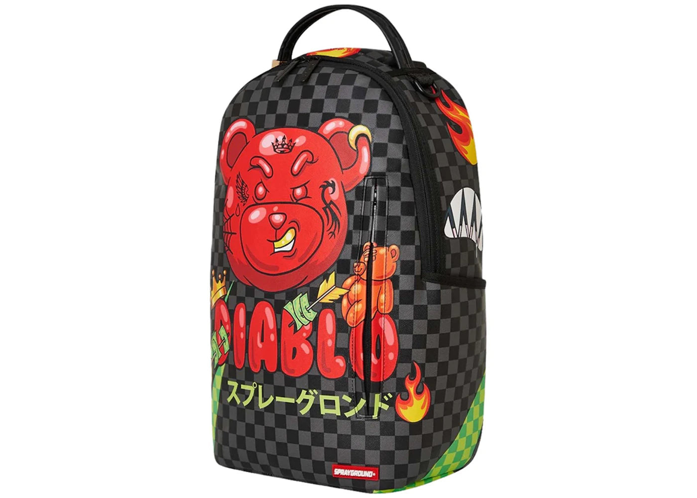 Sprayground WTF Diablo Backpack Black/Red – Side Kicks