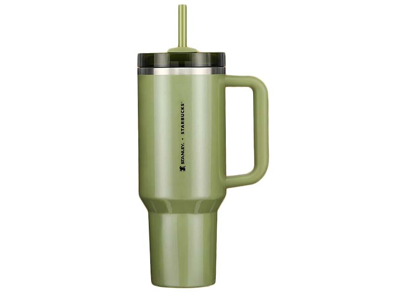 Stanley x Starbucks Exclusive Flowstate Quencher 40oz Tumbler Olive Gr ...