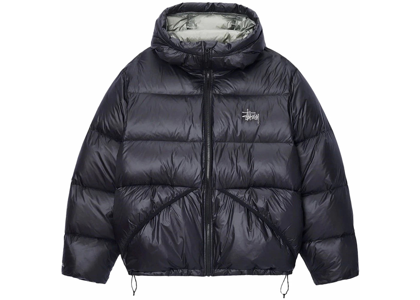 Stussy Micro Ripstop Down Parka Phantom Black – Side Kicks
