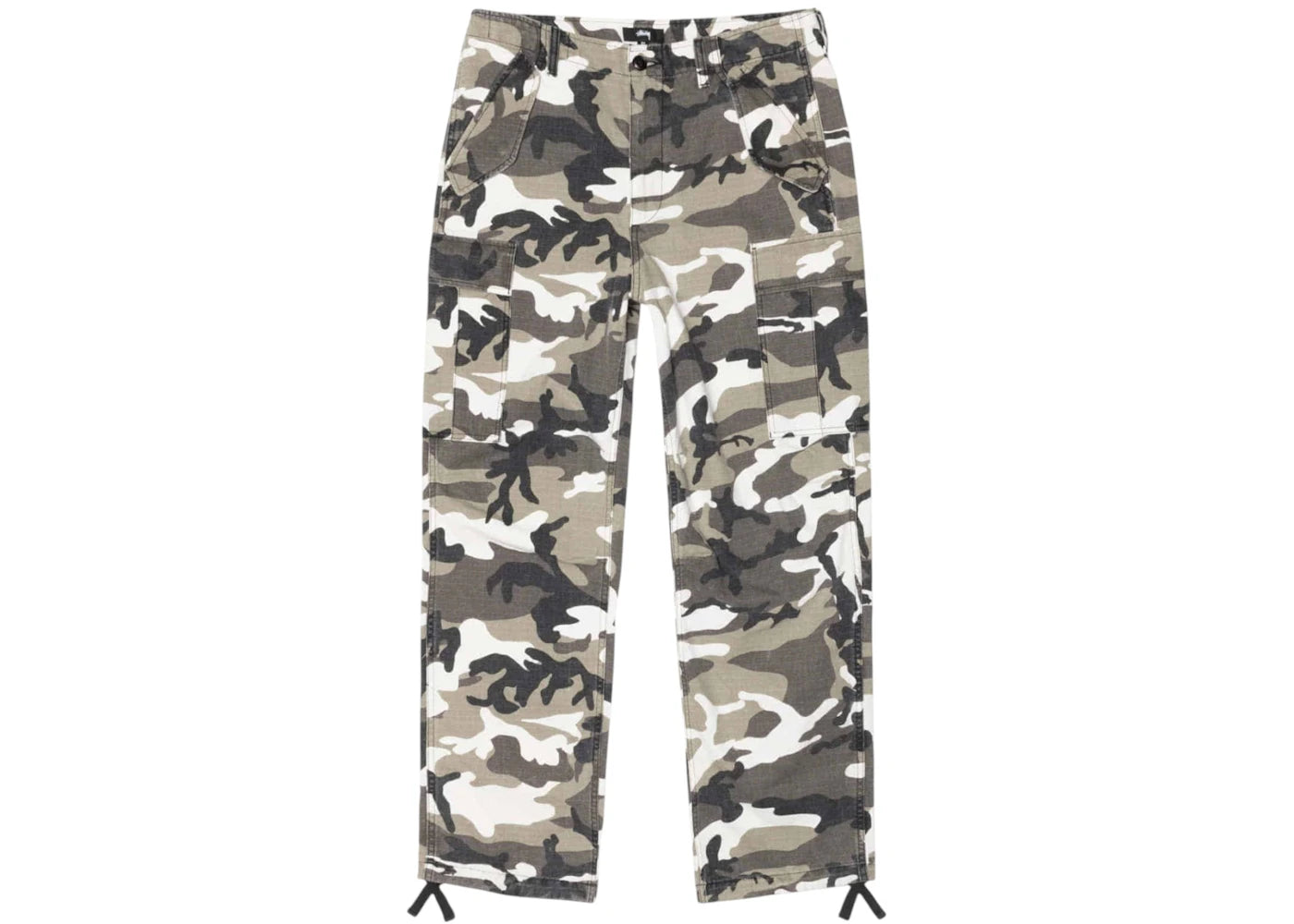 Stussy Ripstop Military Cargo Pant Snow Camo – Side Kicks