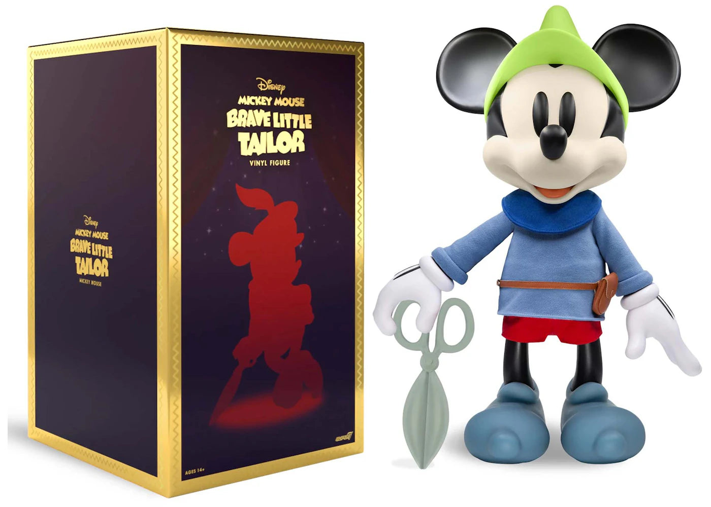 Super7 Disney Supersize Brave Little Tailor Mickey Mouse Action Figure ...