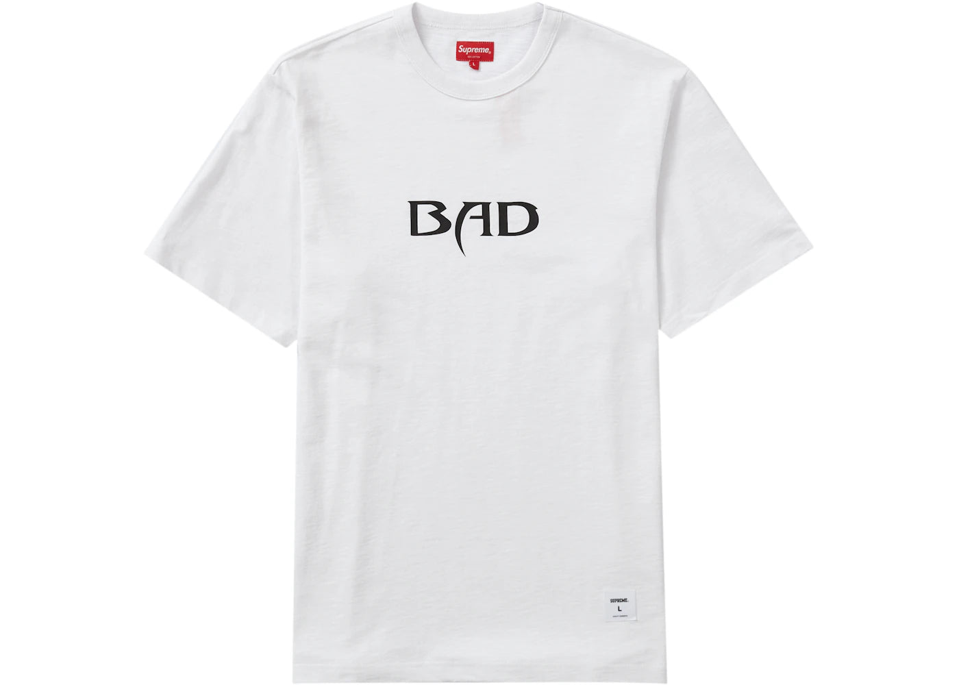 Supreme Bad S/S Top White – Side Kicks