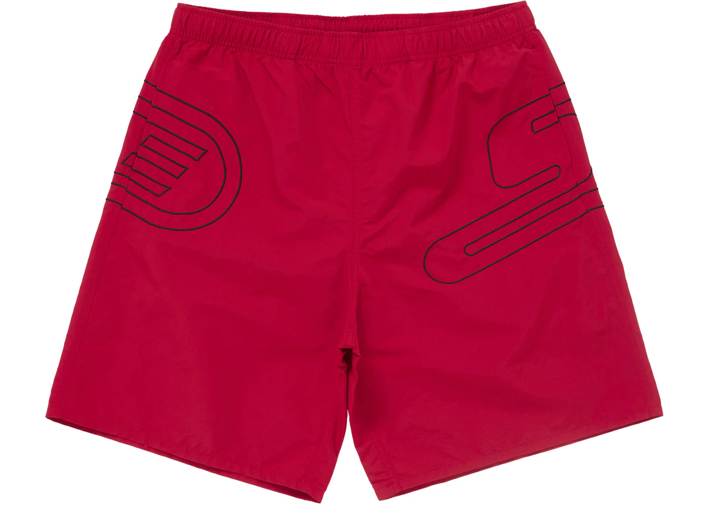 Supreme Big Logo Nylon Short Red – Side Kicks