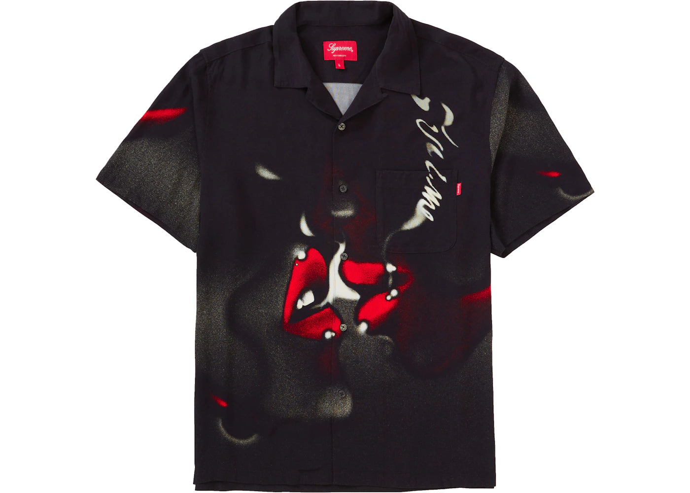 Supreme Blow Back Rayon S/S Shirt Black – Side Kicks