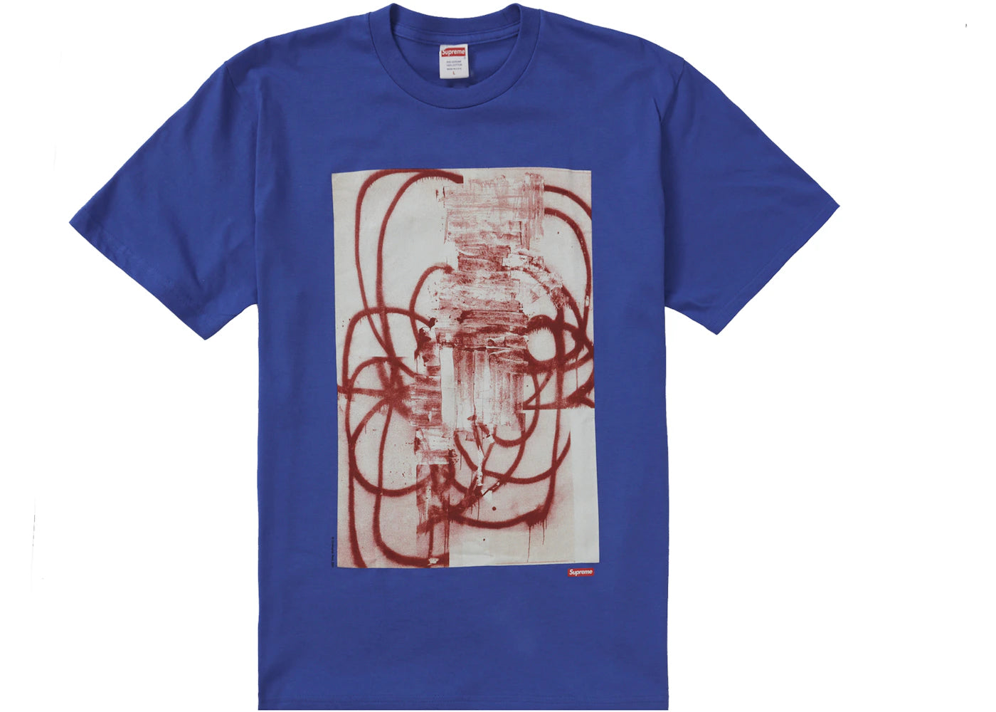 Supreme Christopher Wool 2001 Tee Royal – Side Kicks