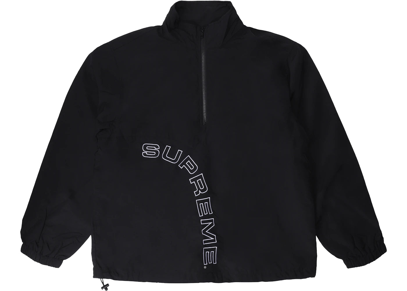 Supreme Corner Arc Half Zip Pullover Black – Side Kicks