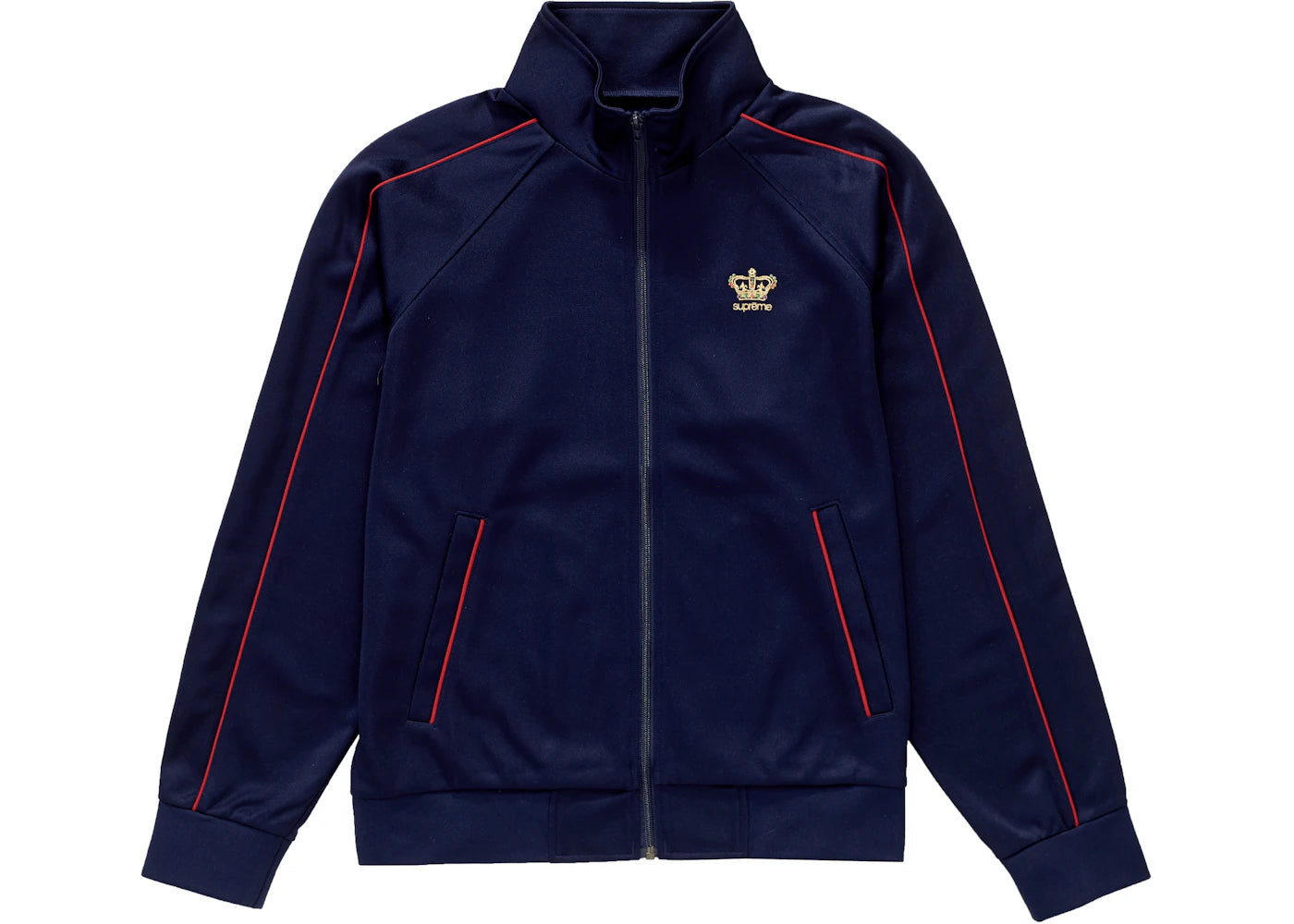 Supreme Crown Track Jacket Navy – Side Kicks