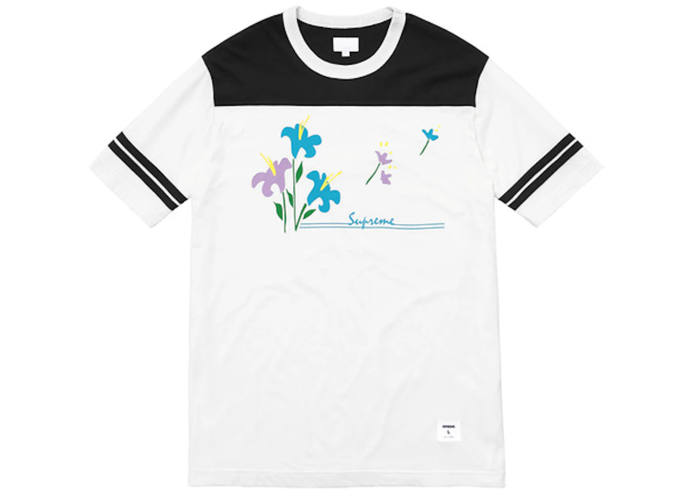 Supreme Flower Football Top Black – Side Kicks
