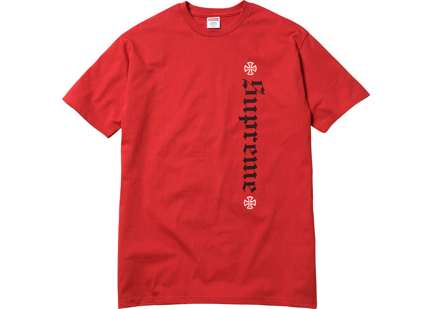 Supreme Independent Old English Tee Red – Side Kicks