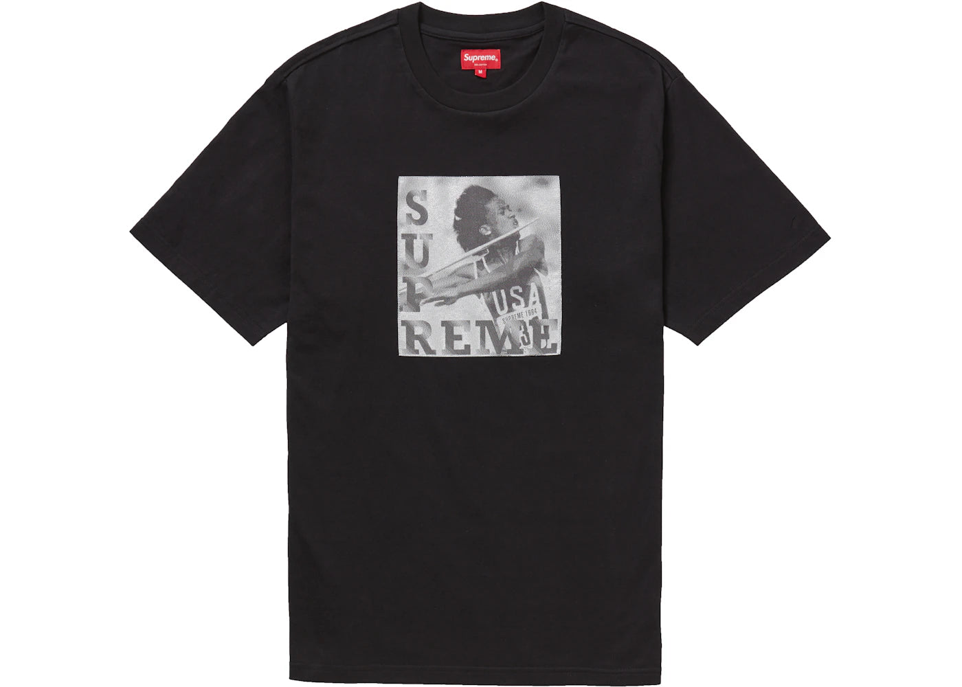 Supreme Javelin Label S/S Top Black – Side Kicks