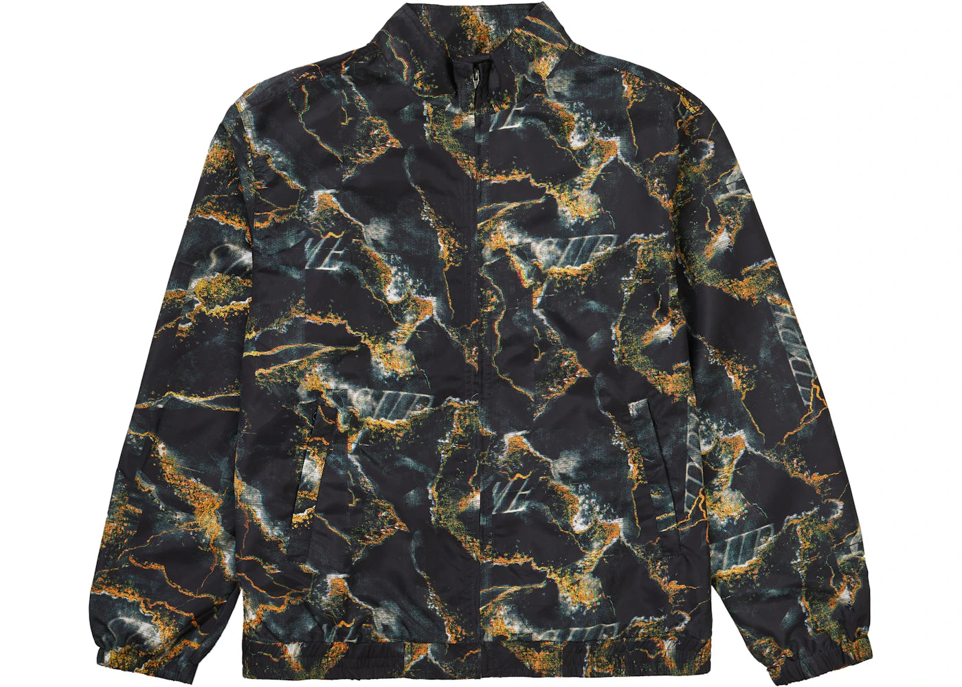 Supreme Marble Track Jacket Black – Side Kicks