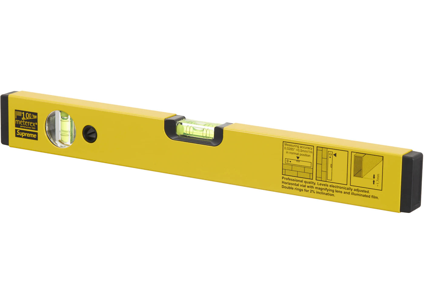 Supreme Meterex Spirit Level Yellow Side Kicks