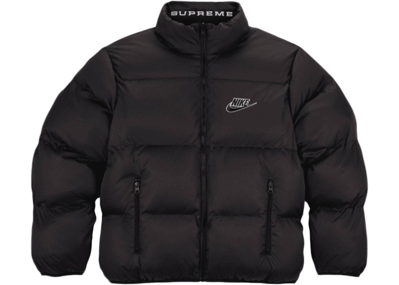 Supreme Nike Reversible Puffy Jacket Black – Side Kicks