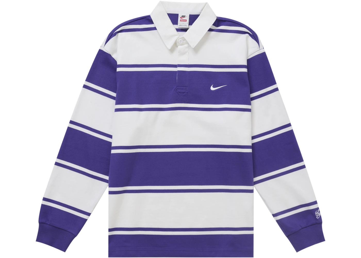 Supreme Nike Stripe Rugby Purple – Side Kicks