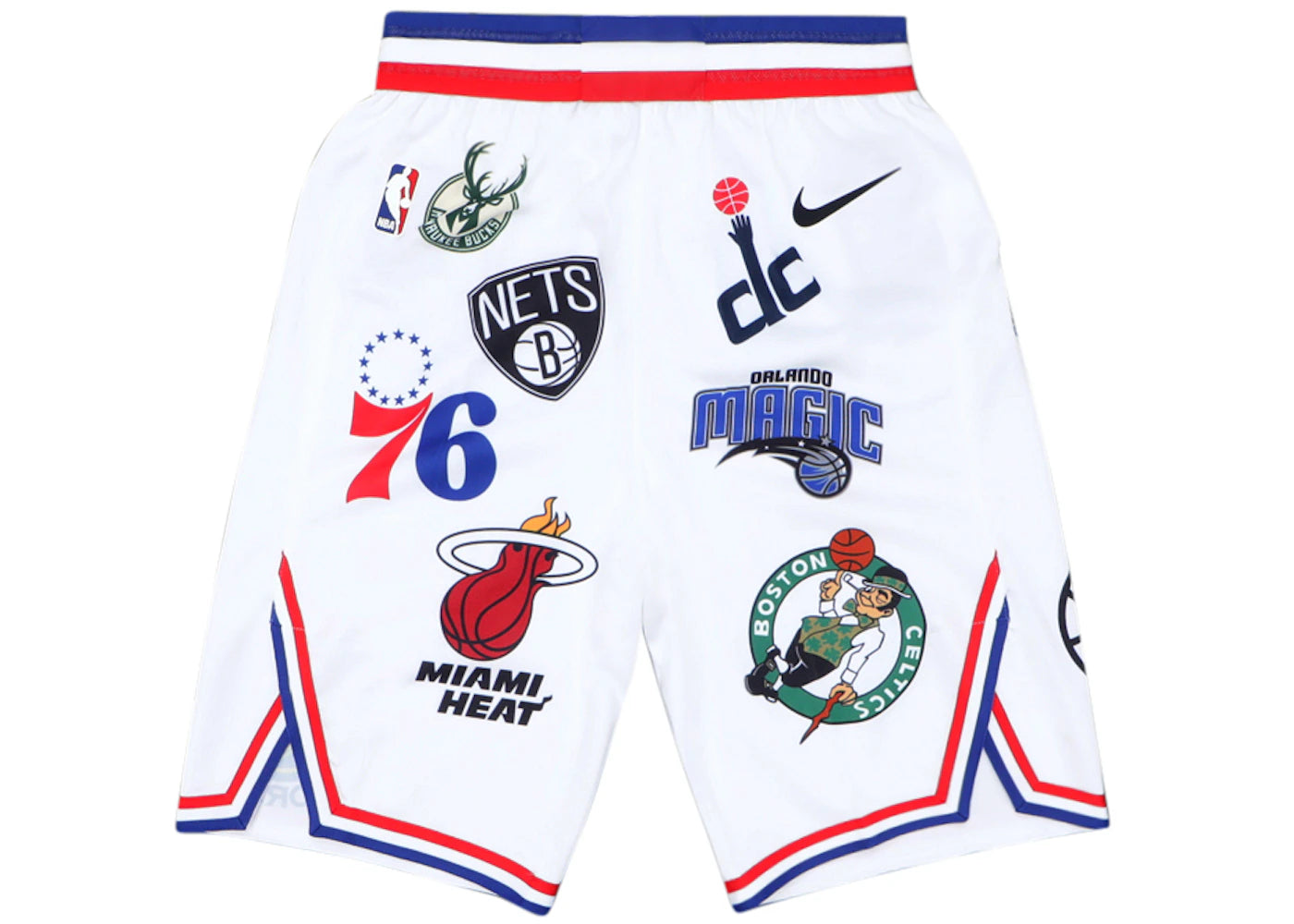 Supreme Nike/NBA Teams Authentic Short White – Side Kicks