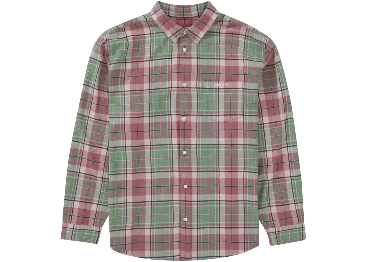 Supreme Plaid Flannel Shirt (FW22) Pink – Side Kicks