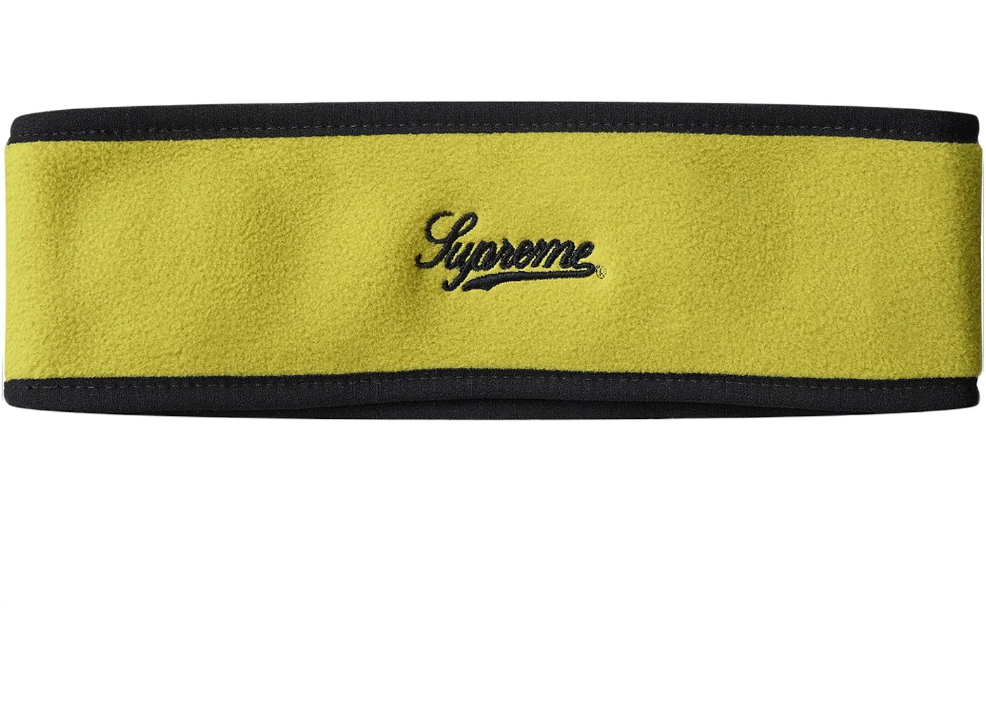 Supreme Polartec Logo Headband Sulphur – Side Kicks