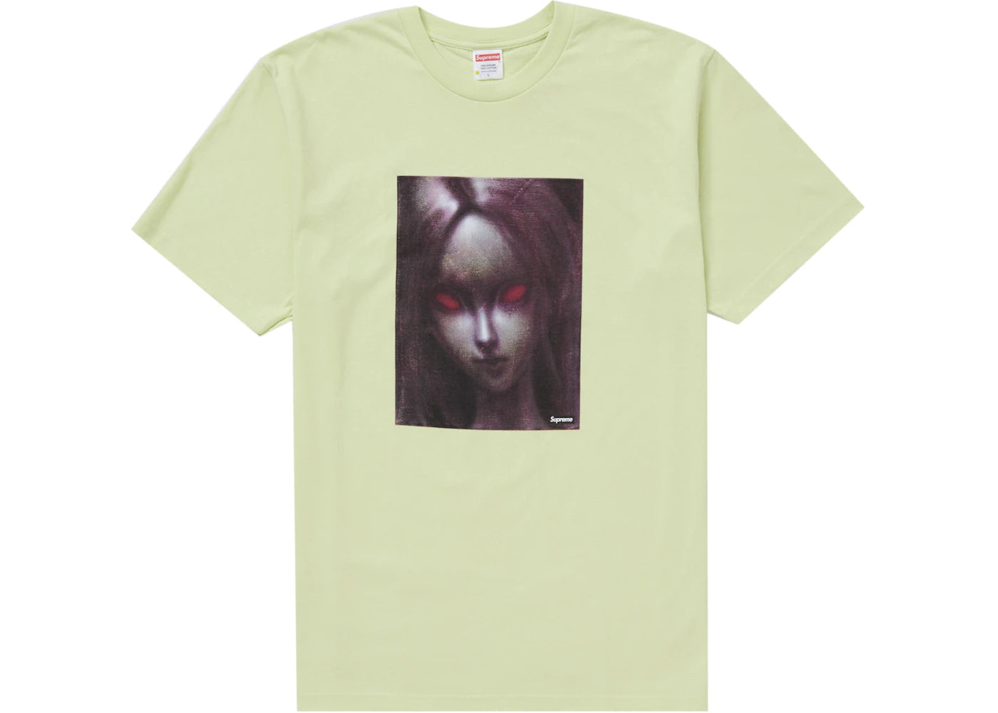 Supreme Red Eyes Tee Pale Mint – Side Kicks