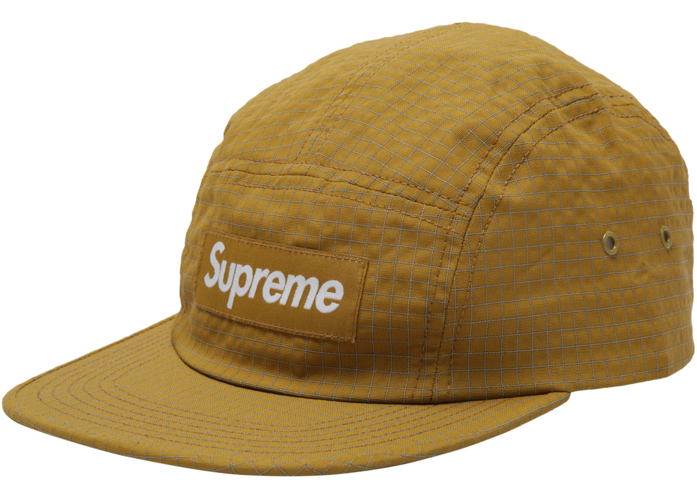 Supreme Reflective Ripstop Camp Cap Gold – Side Kicks