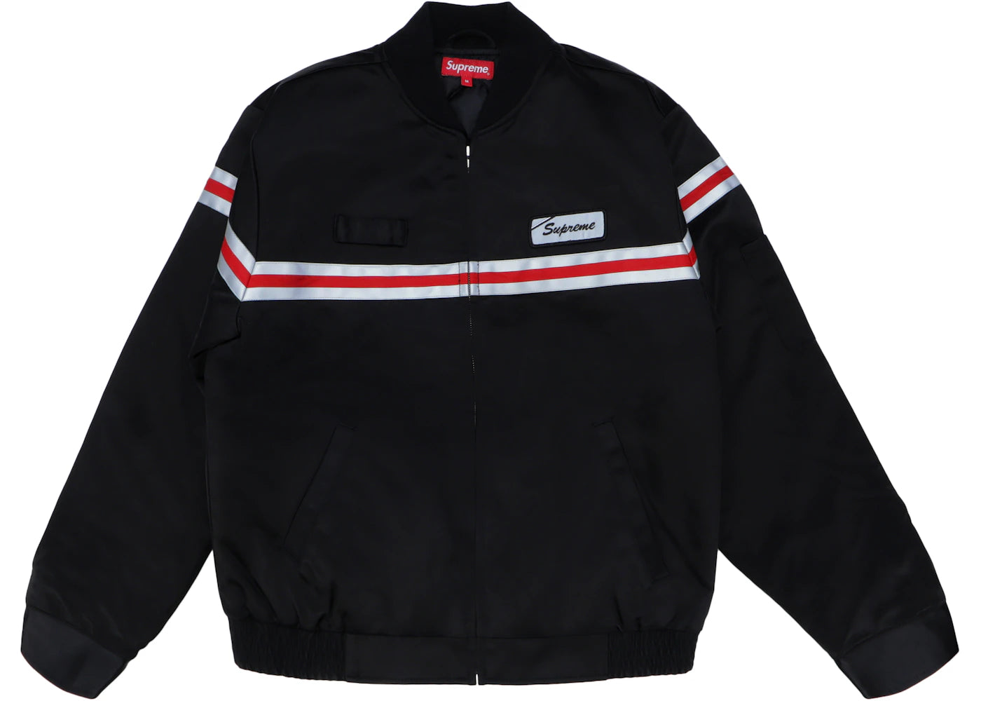 Supreme Reflective Stripe Work Jacket Black – Side Kicks