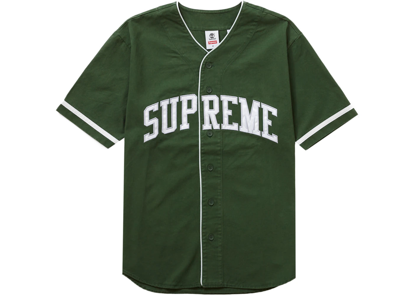 Supreme Timberland Baseball Jersey Green – Side Kicks