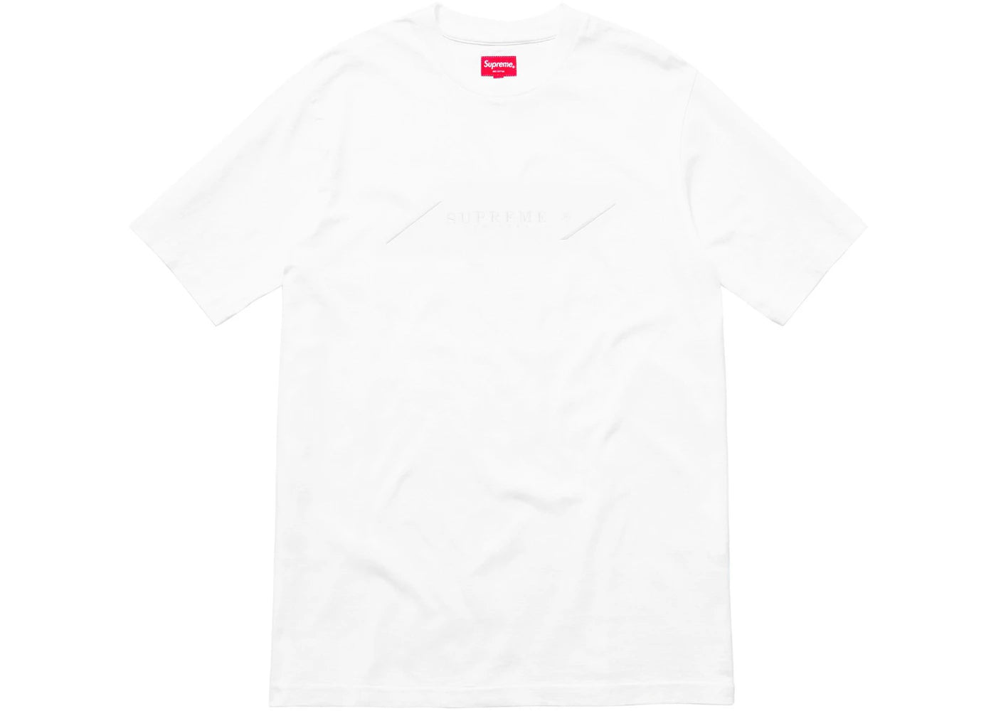 Supreme Tonal Embroidery Top White – Side Kicks