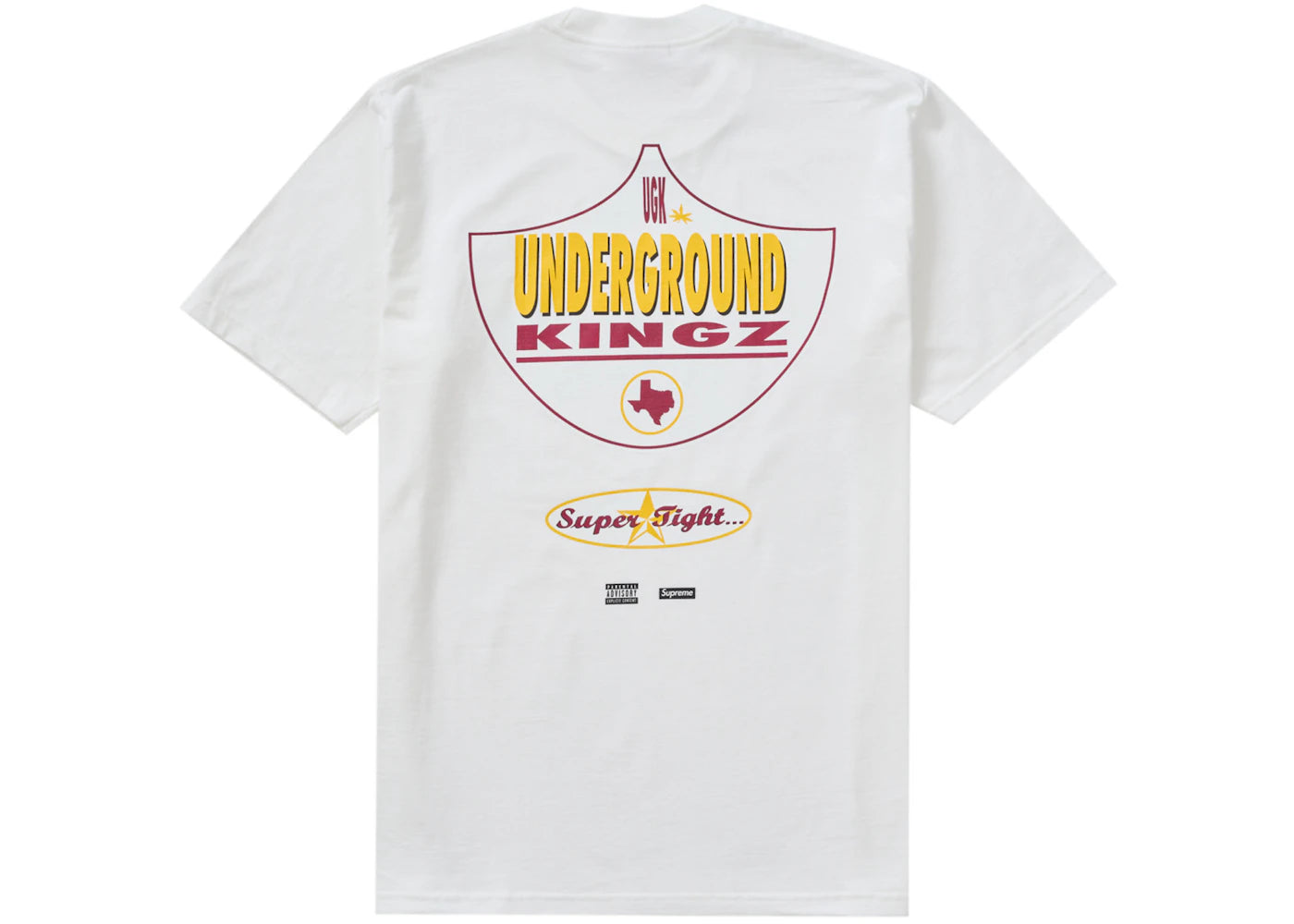Supreme UGK Super Tight Tee White – Side Kicks