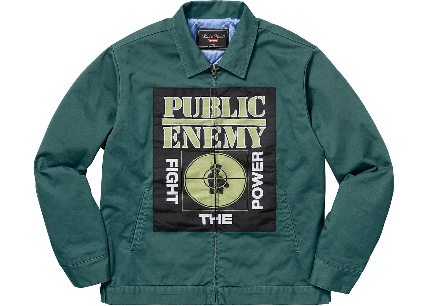Supreme UNDERCOVER/Public Enemy Work Jacket Dusty Teal – Side Kicks