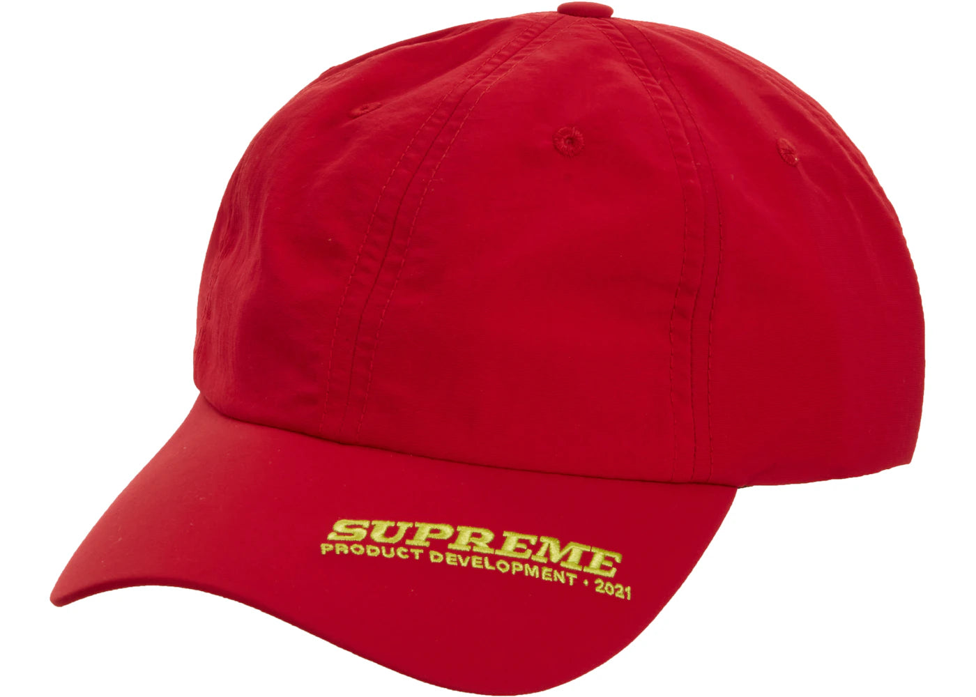 Supreme Visor Logo 6-Panel Red – Side Kicks