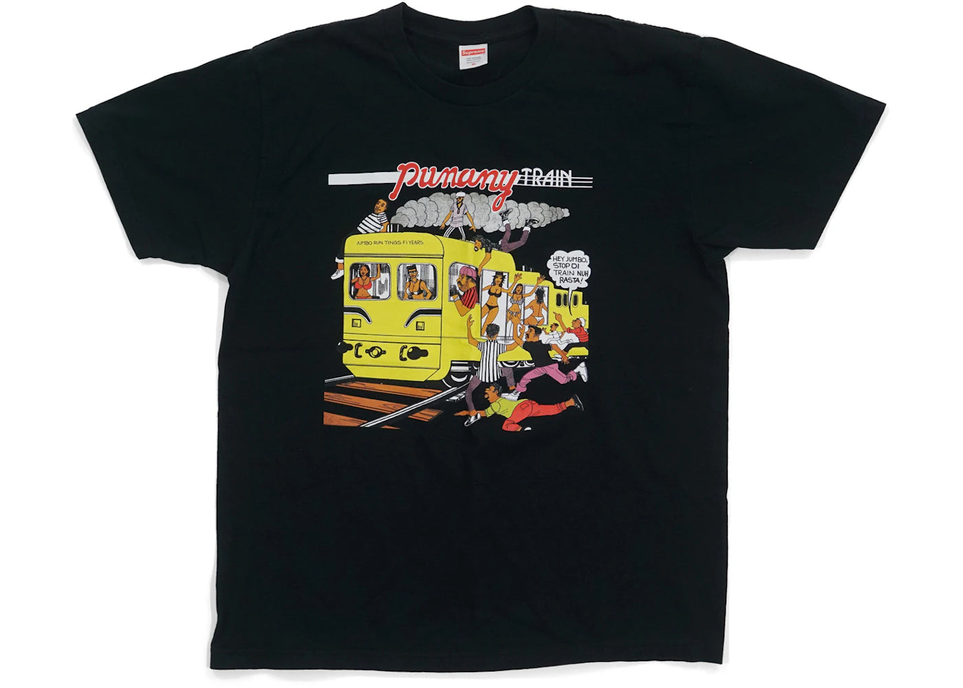 Supreme Wilfred Limonius Punany Train Tee Black – Side Kicks