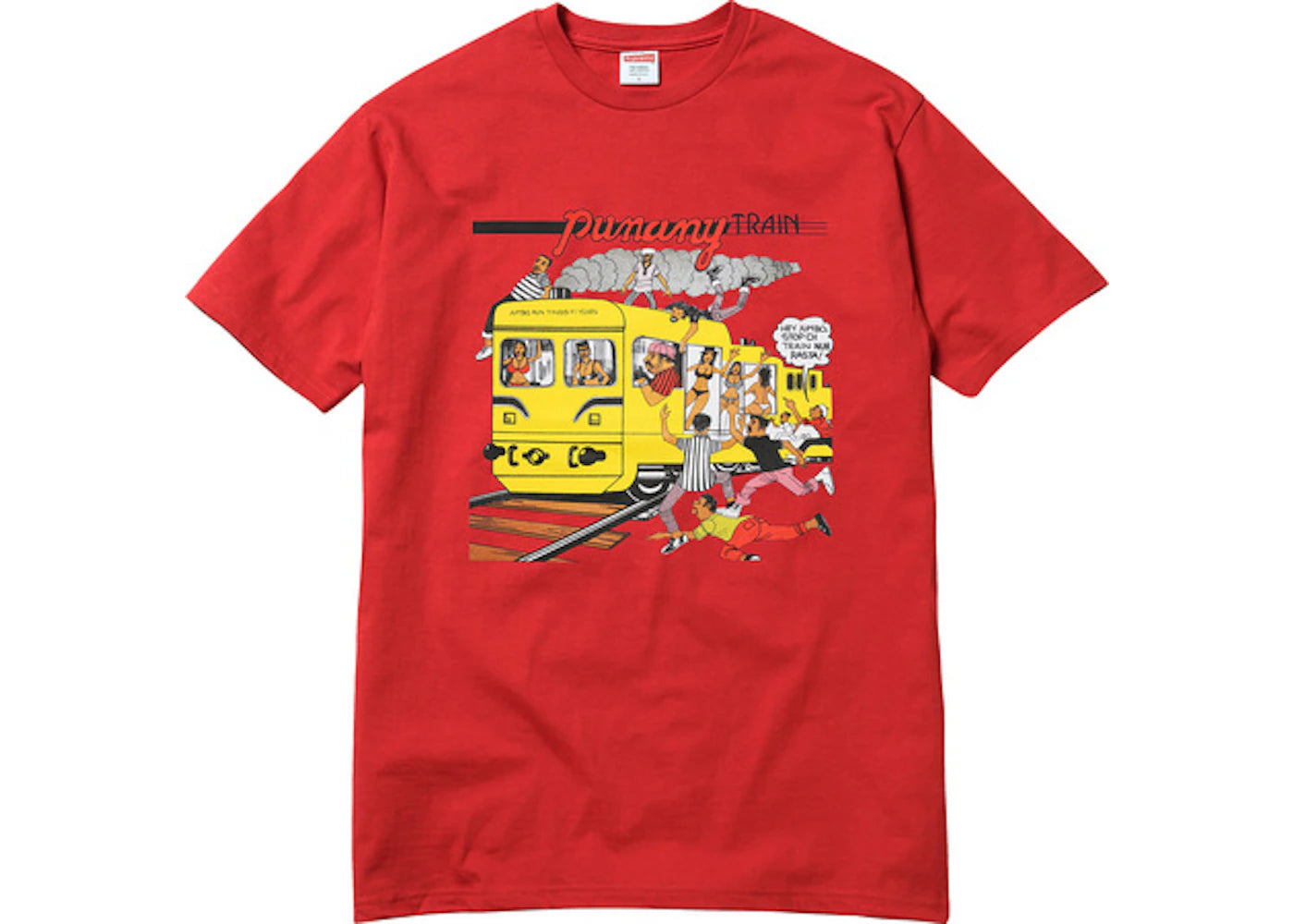 Supreme Wilfred Limonius Punany Train Tee Red – Side Kicks