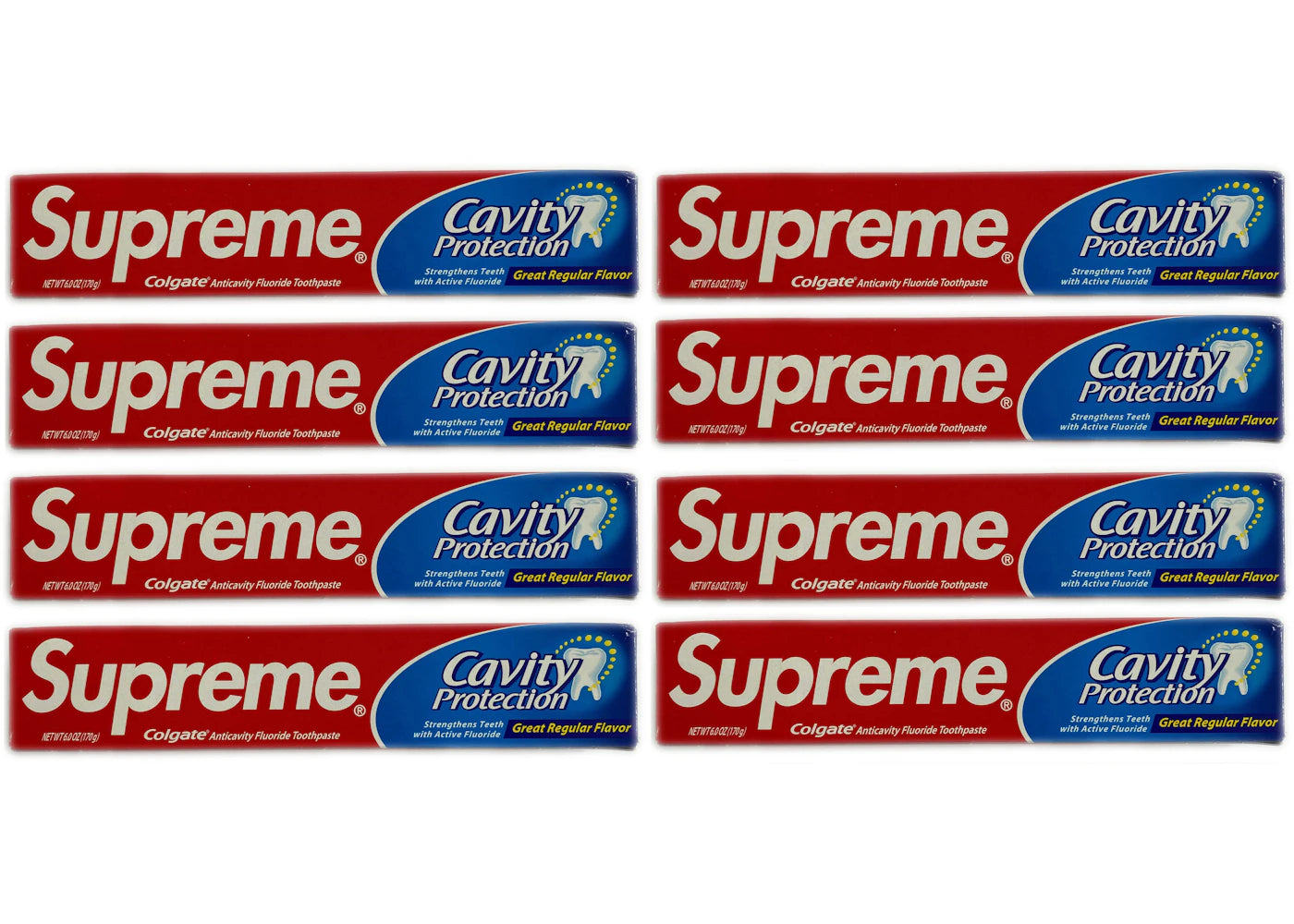 Supreme x Colgate Toothpaste 8x Lot (Not Fit For Human Use) – Side Kicks