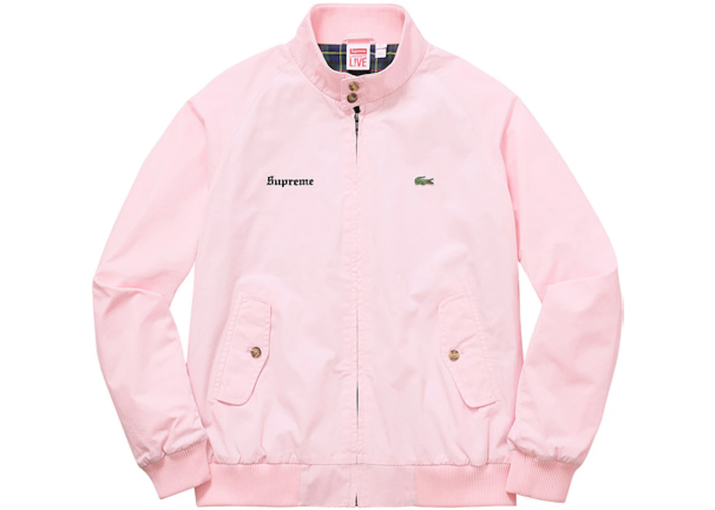 Supreme x Lacoste Harrington Jacket Jacket Light Pink – Side Kicks