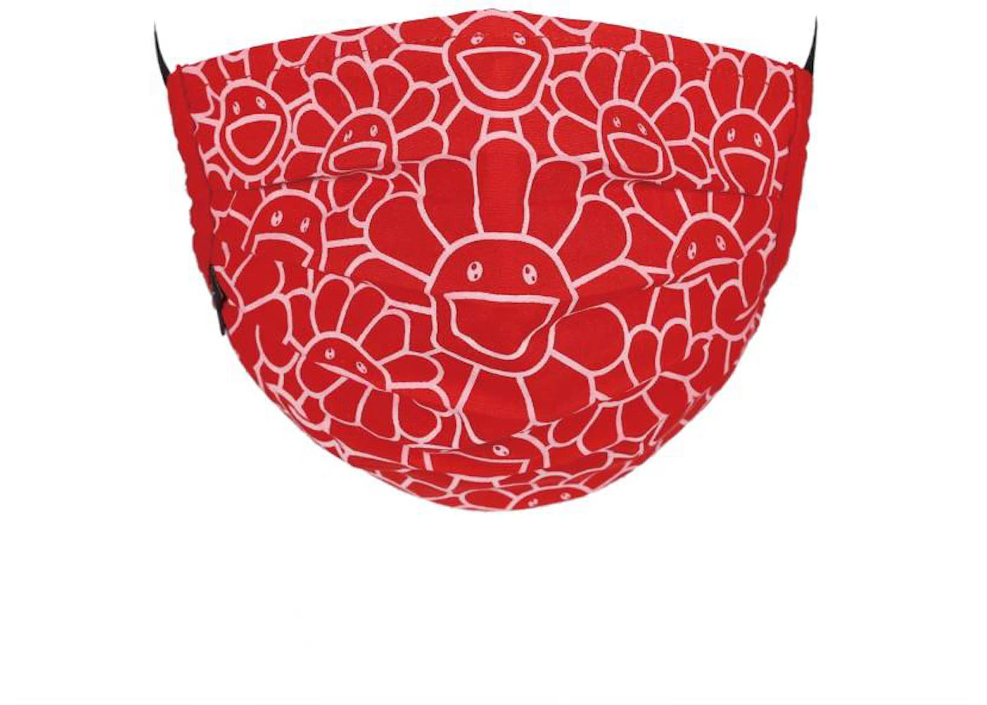 Takashi Murakami Flower Pattern Face Mask Red/White – Side Kicks