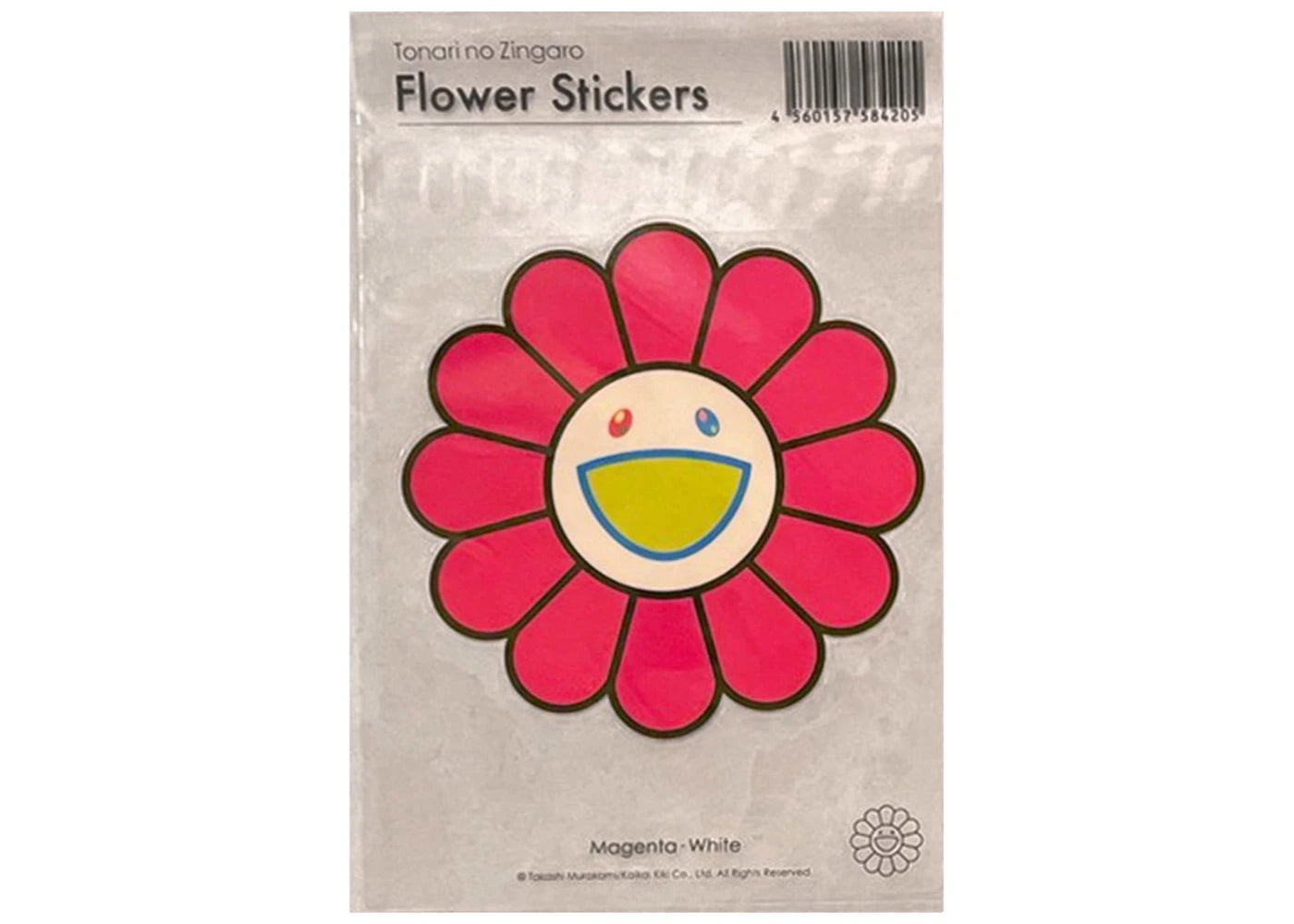 Takashi Murakami Magenta x White Sticker – Side Kicks