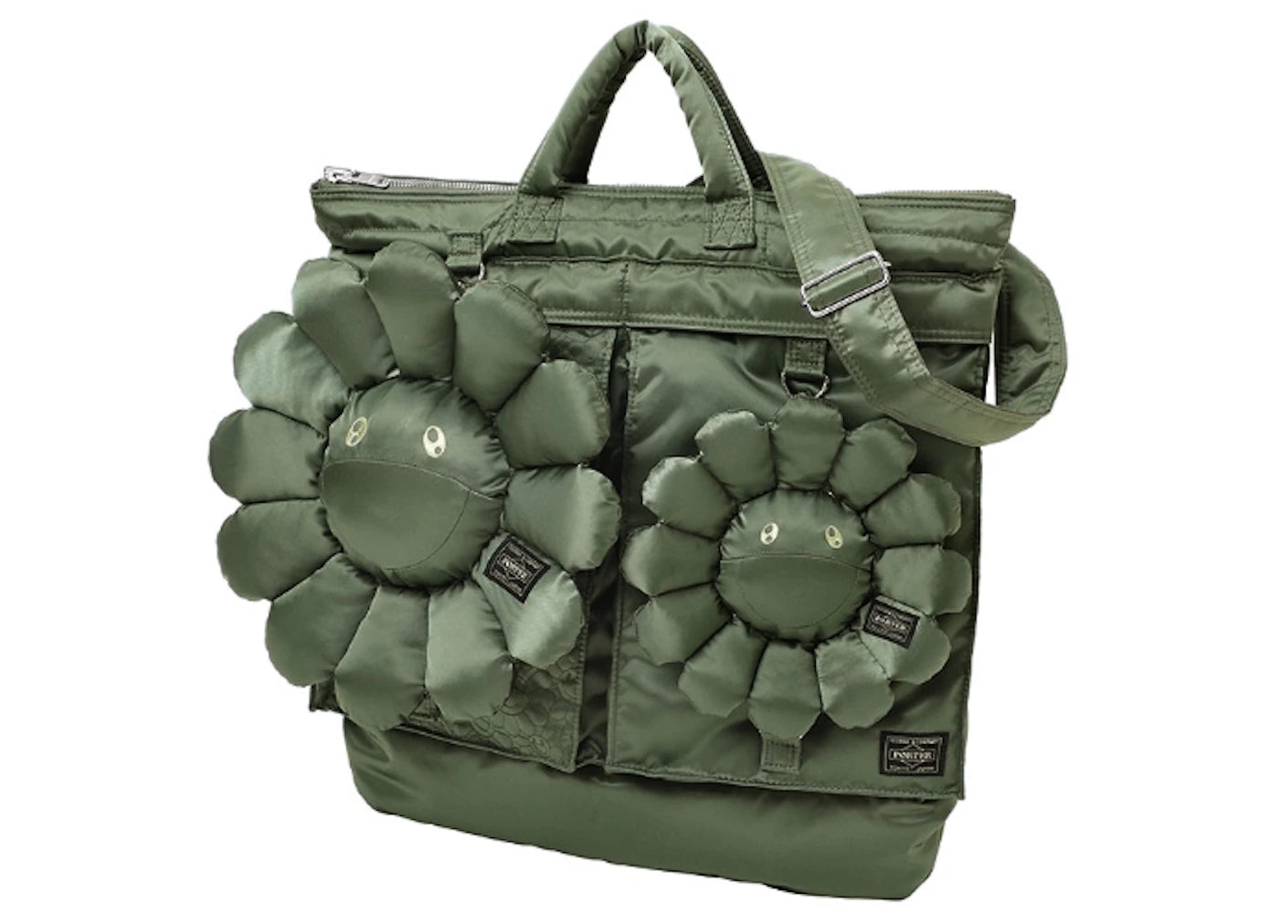 Takashi Murakami x PORTER 2Way Helmet Bag Sage Green – Side Kicks