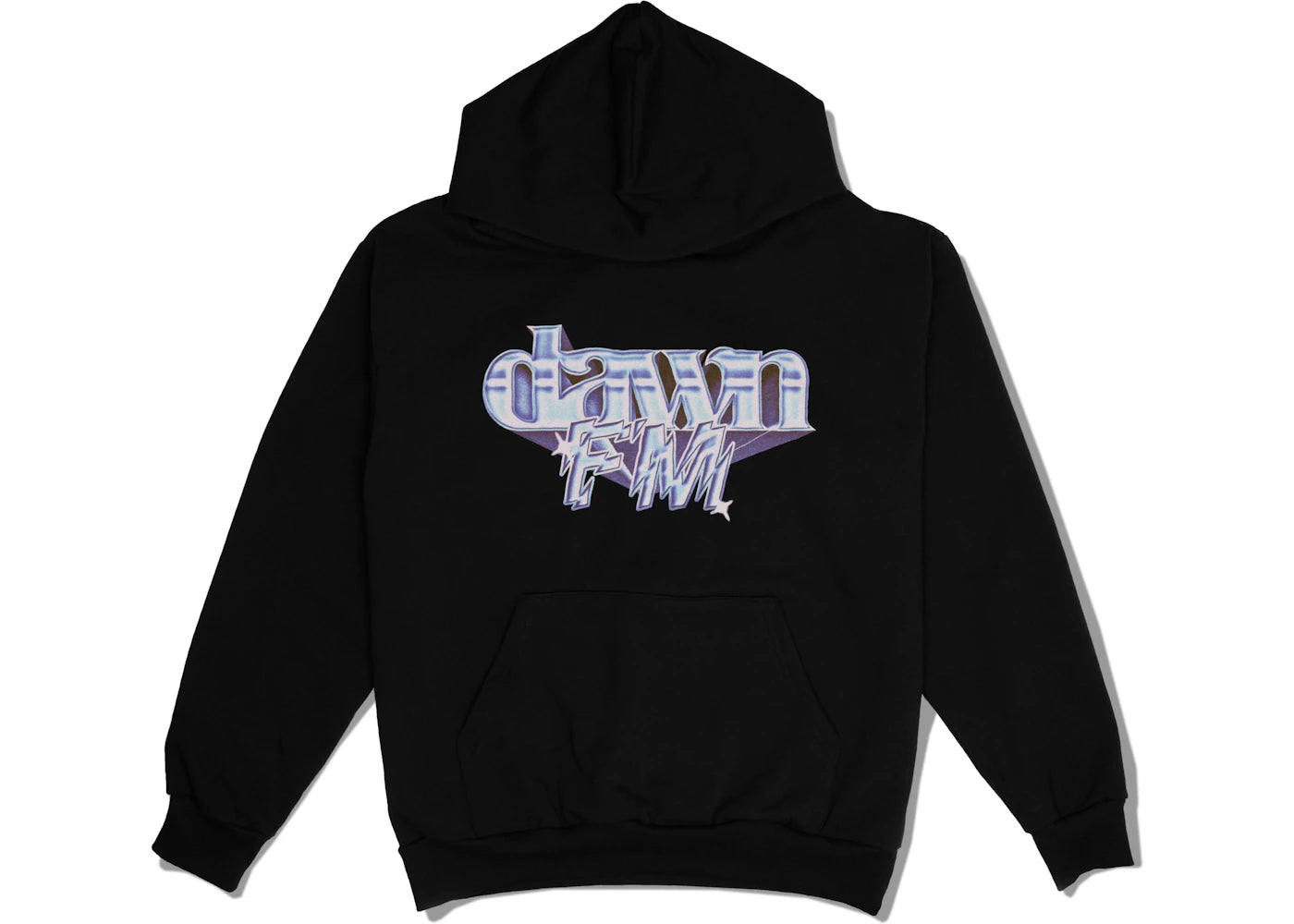 The Weeknd Dawn FM Chrome Title Hoodie Black – Side Kicks
