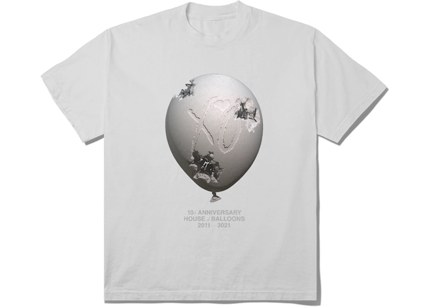 The Weeknd x Daniel Arsham House Of Balloons Eroded Balloon Tee Grey ...