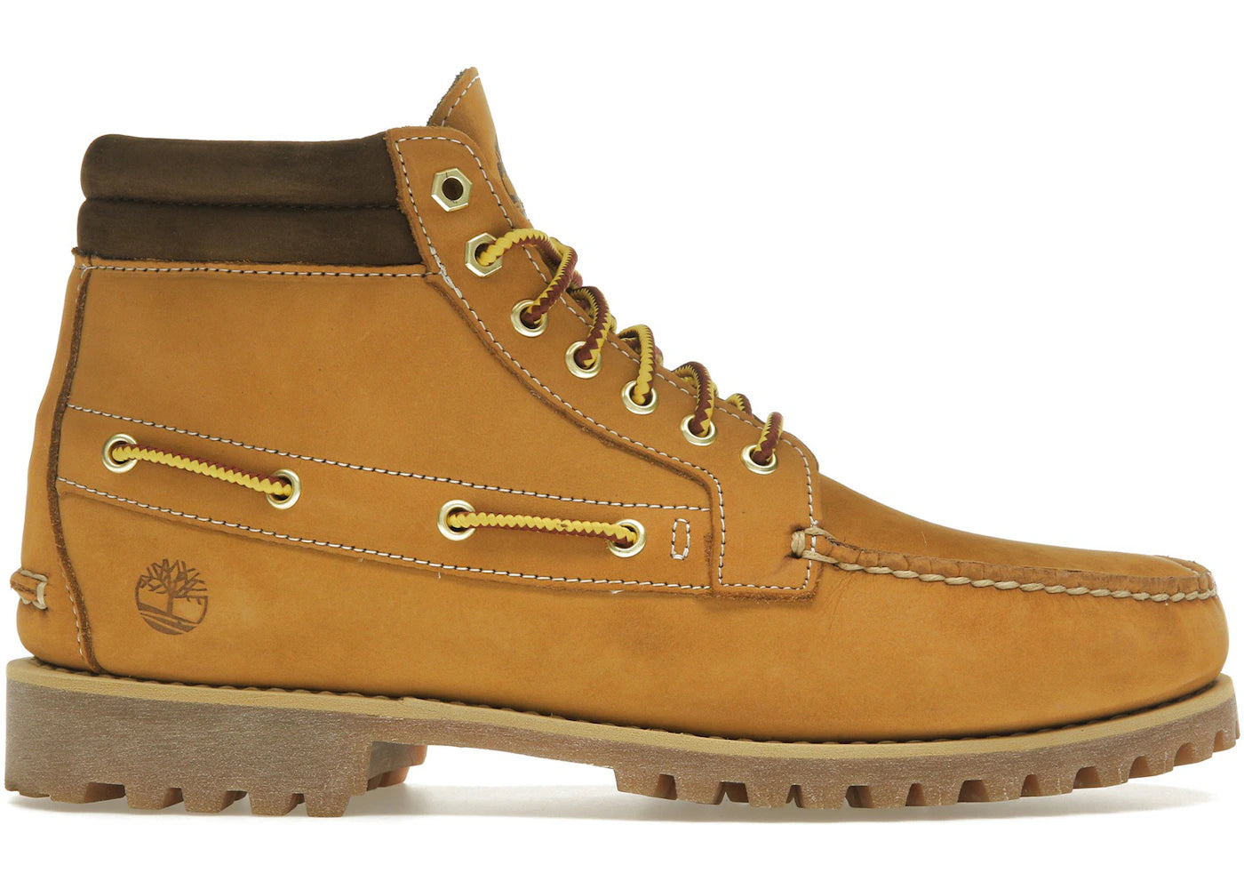 Timberland Authentic Mid Lace-Up Boot Wheat Nubuck – Side Kicks