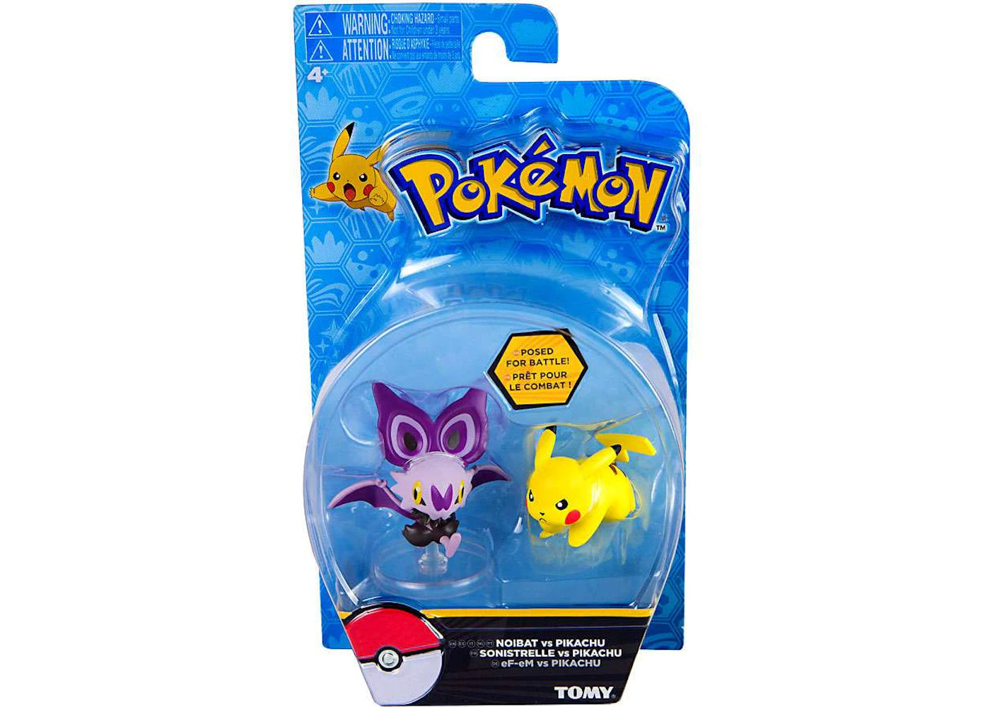 Tomy Pokemon Action Pose Noibat & Pikachu Mini Figure – Side Kicks